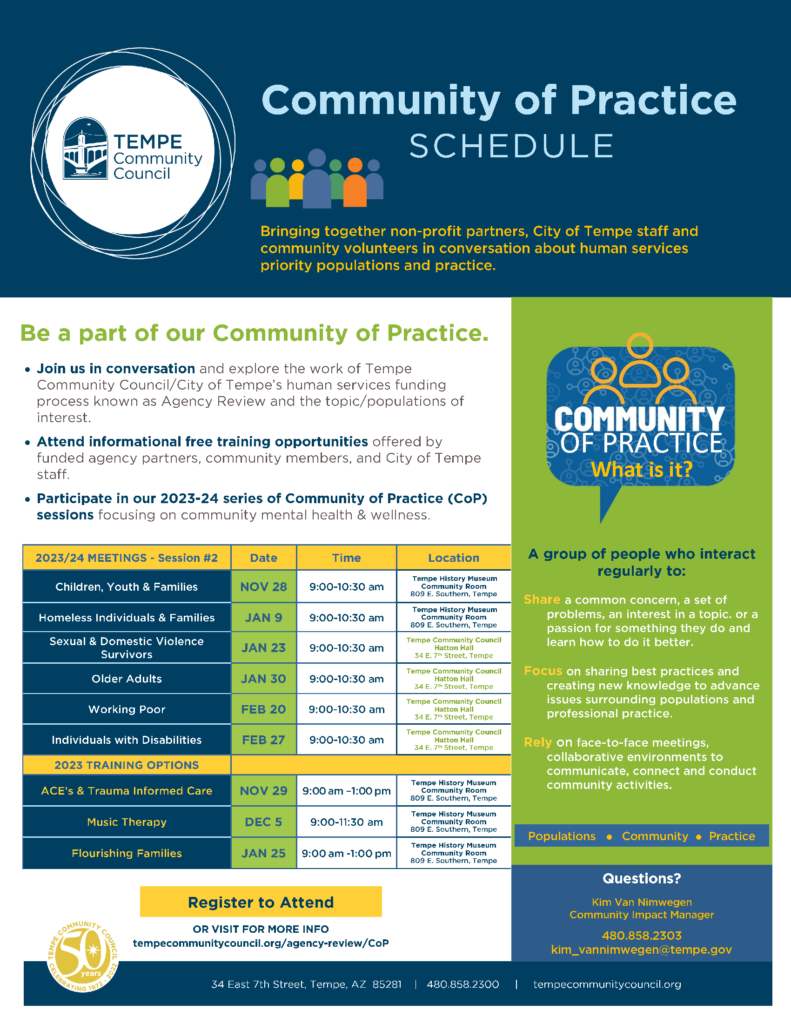 Community of Practice - Tempe Community Council