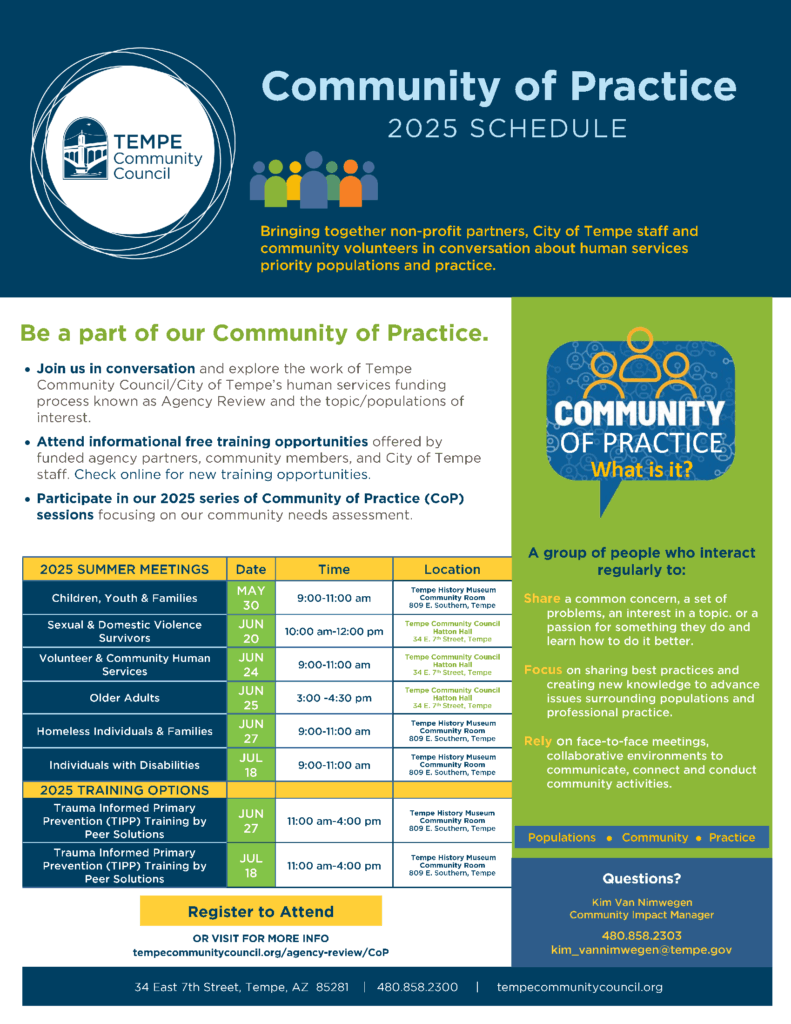 Community of Practice - Tempe Community Council